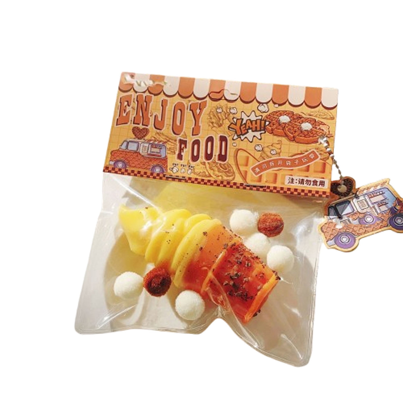 CREATITOY Super Soft Food-Inspired Stress Relief Toy with Pinch-to-Play ...