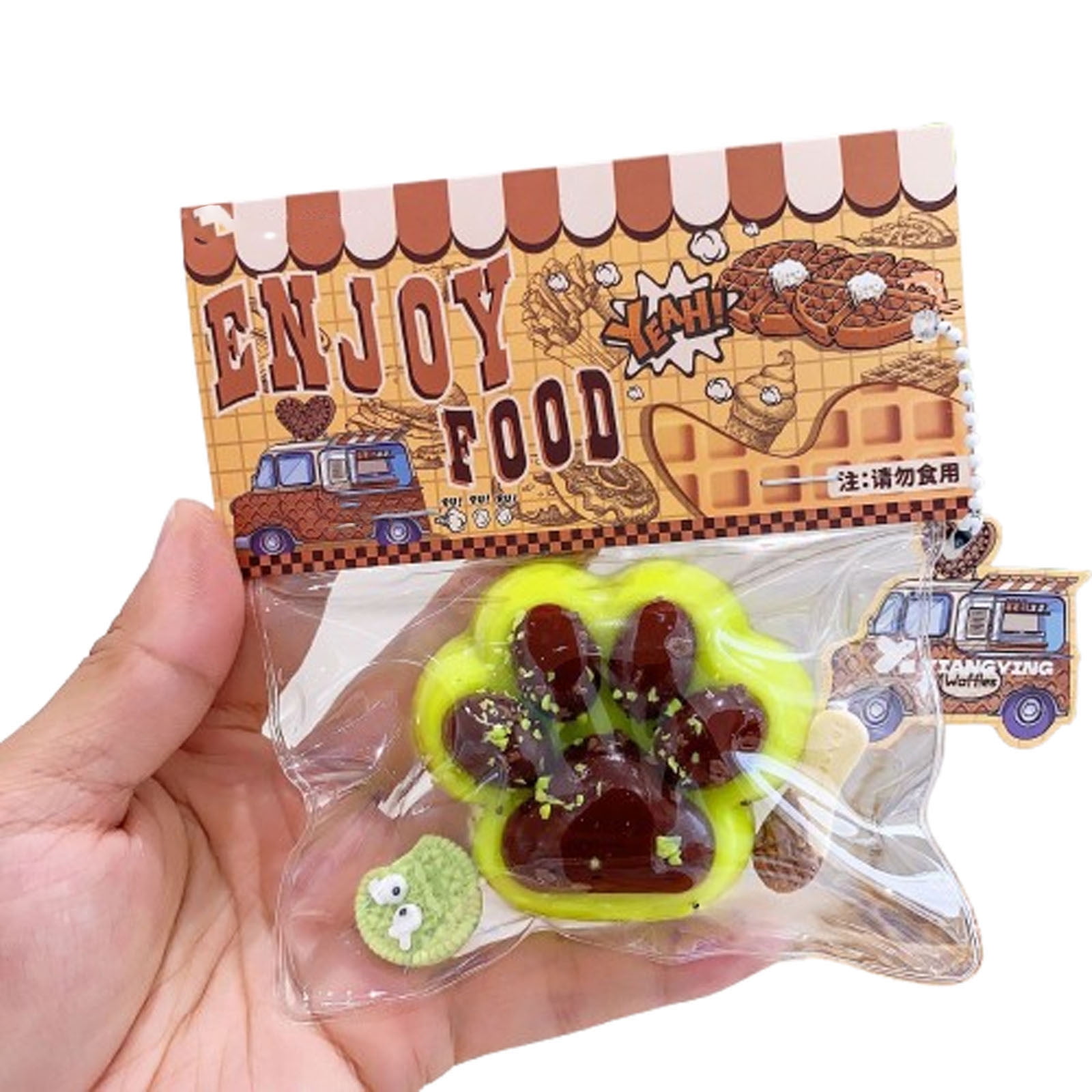 CREATITOY Super Soft Mud Food Play Decompression Toy with Pinch-to-Play ...