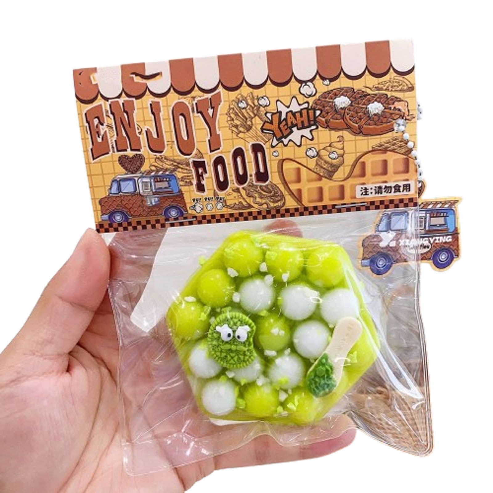 CREATITOY Super Soft Mud Sense Food Pinch Music Decompression Toy ...