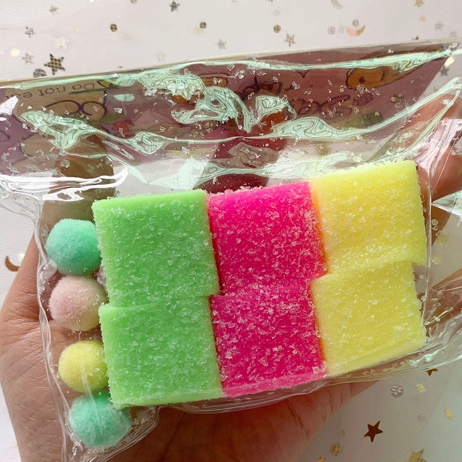 CREATITOY TPR Soft Jelly Sugar Stress Relief Toy - Realistic Sugar Cube ...