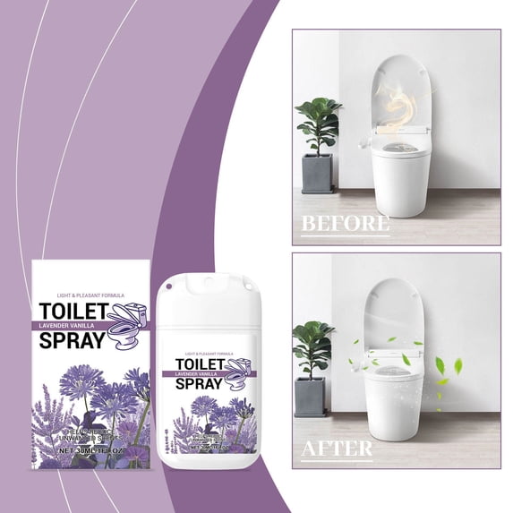 CREATITOY Toilet Deodorizer Spray - Powerful Odor Elimination for Fresh ...