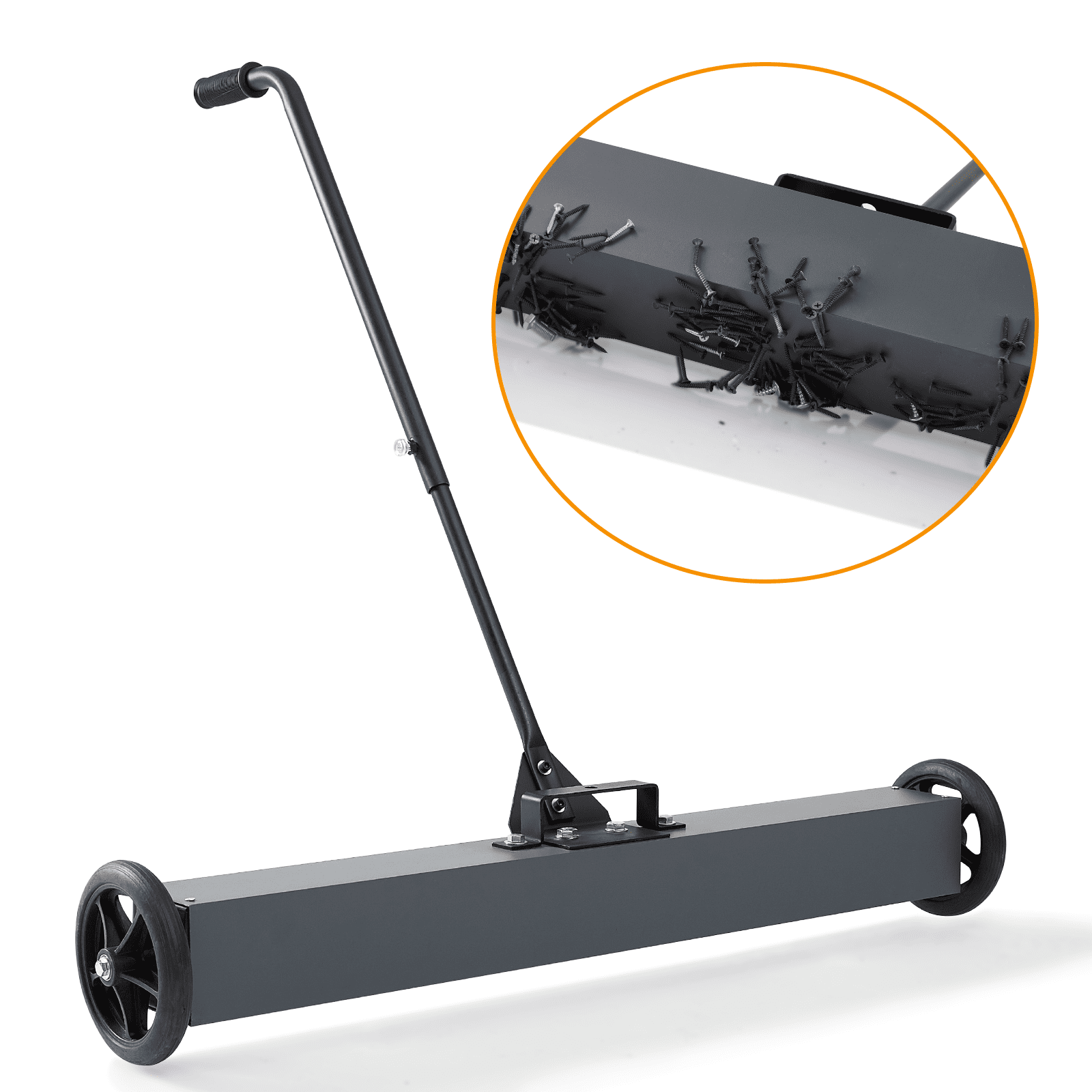 CREATIVE HOBBIES 36''Magnetic Sweeper with Wheels, 50 Lbs Capacity ...