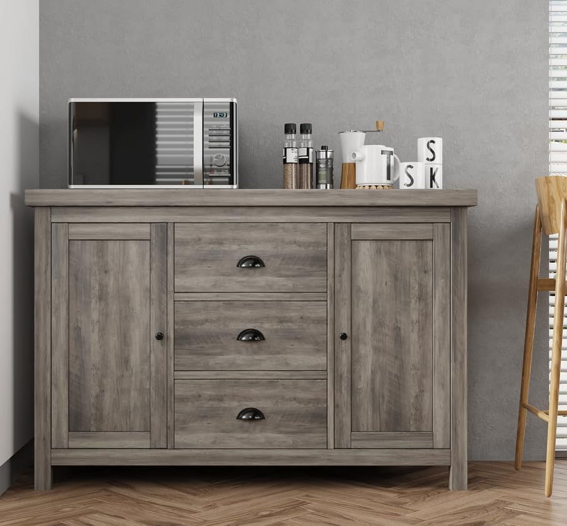 CREATIVE HOBBIES Buffet Sideboards, Kitchen Storage Cabinet, Large ...