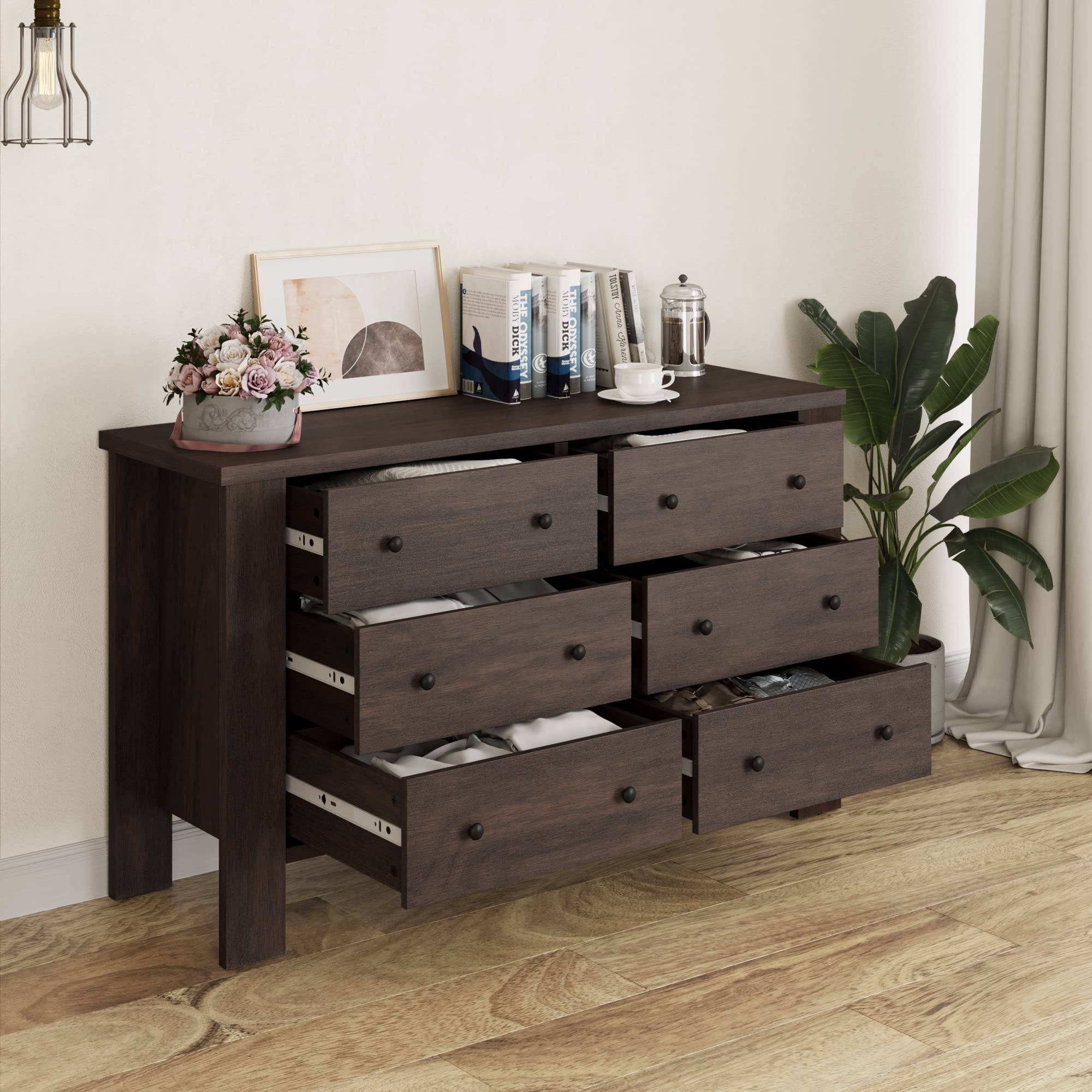 CREATIVE HOBBIES Drawer Chest Dresser Organizers Storage Wood ...