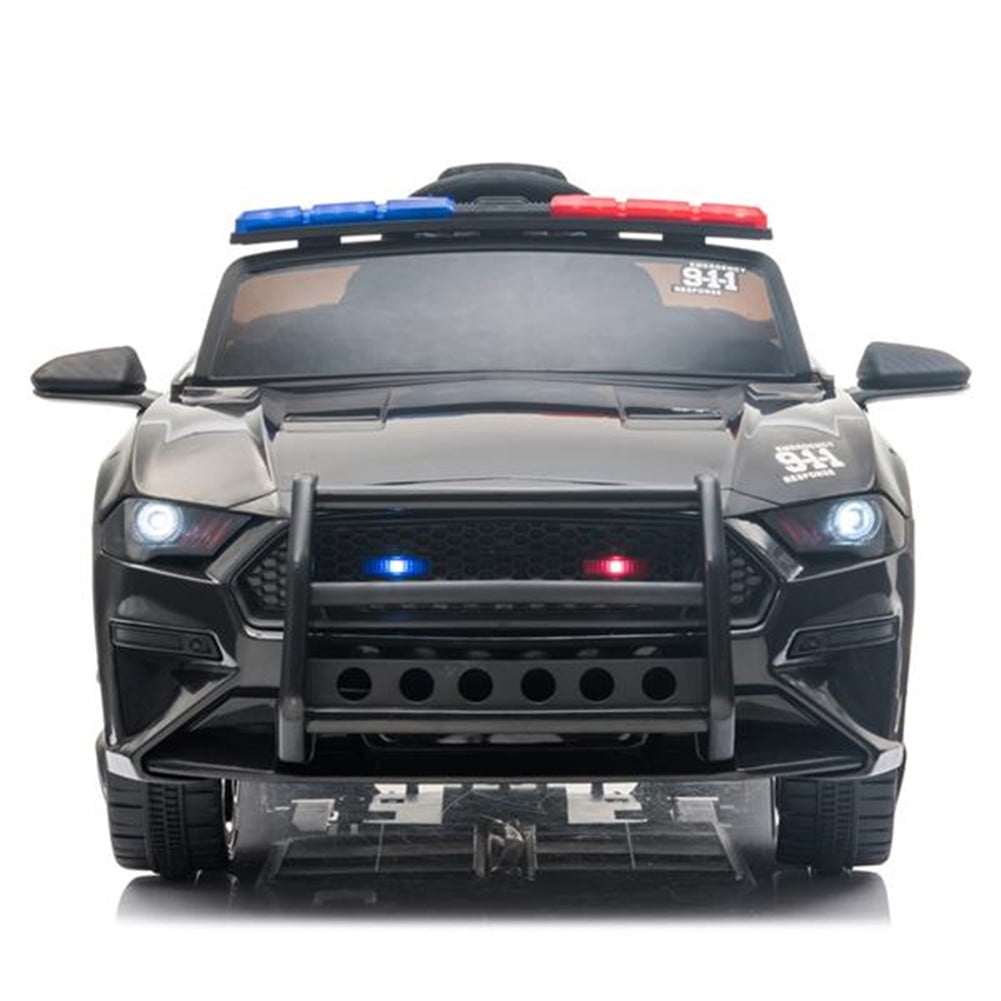 CREATIVE HOBBIES Police Car Ride on 12V 3 Modes Electric Car for Kids ...
