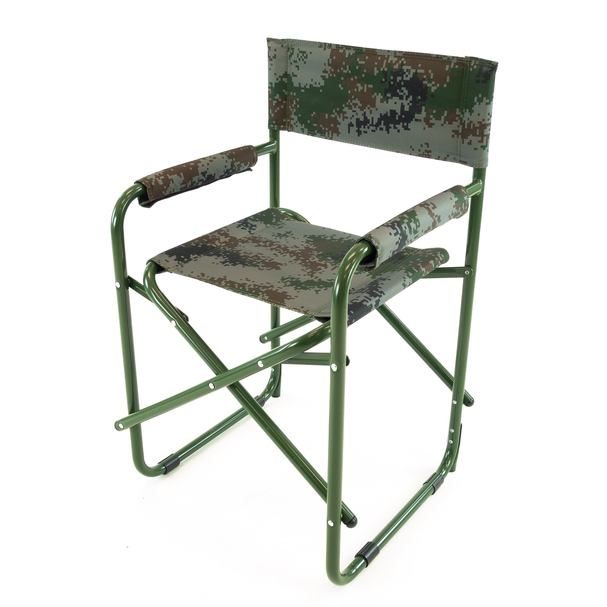 Set of 2 Folding Directors Chair Camo Print, Camping Chairs, Portable ...