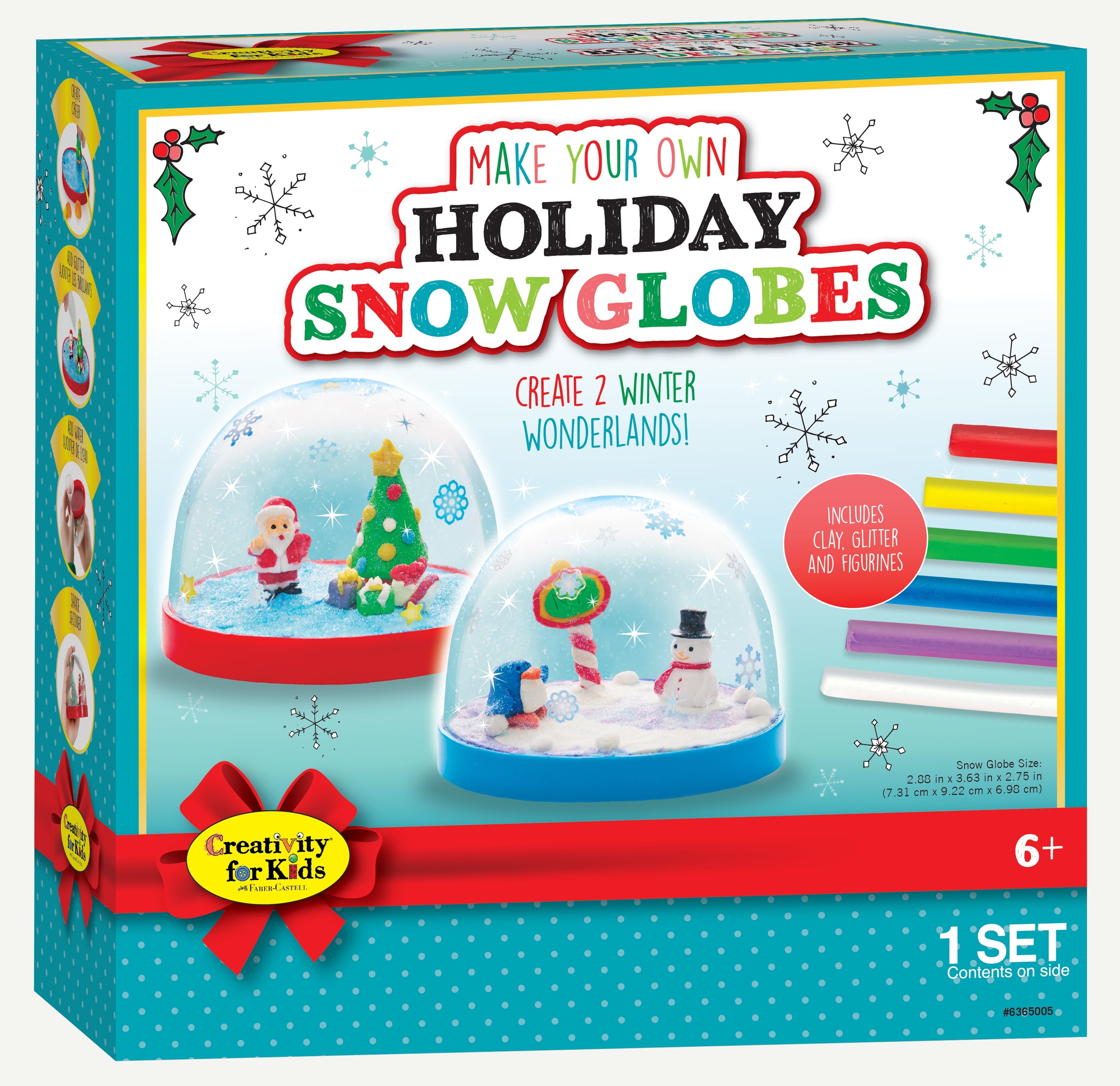 DIY Christmas Snow Globes Craft Kit for Kids - Walmart Business Supplies