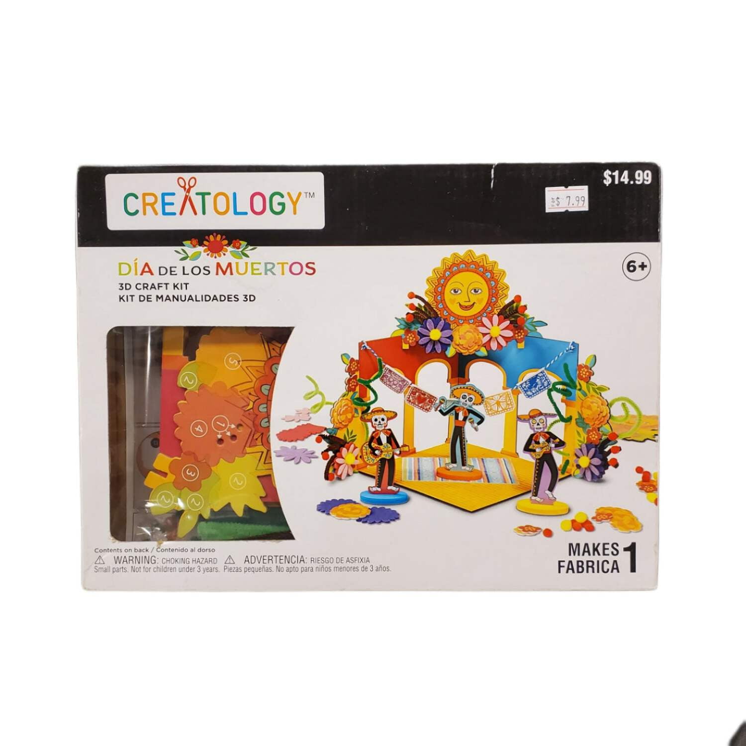 Creatology 3D Dia de los Muertos Craft Kit, Age 3+ - Walmart.com
