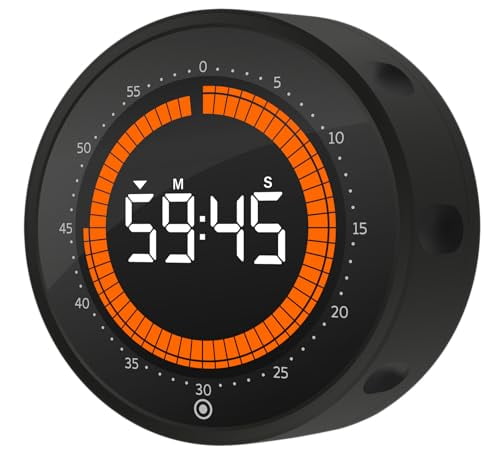 CREAVIVA Digital Visual Timer - 60 Min Countdown & Countup, Large ...