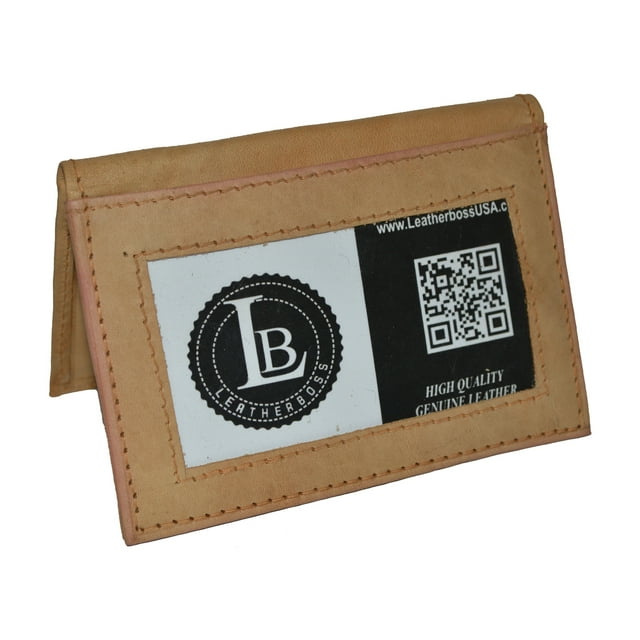 CREDIT CARD OUTSIDE ID HOLDER WALLET By Leatherboss - Walmart.com