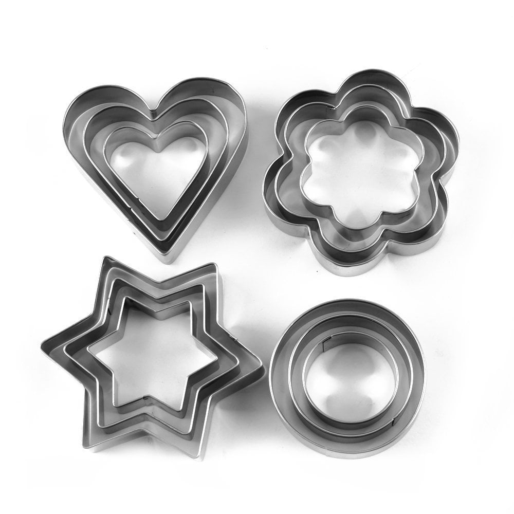 CREDSY Cookie Cutter Stainless Steel Cookie Cutter Shapes for Kids ...