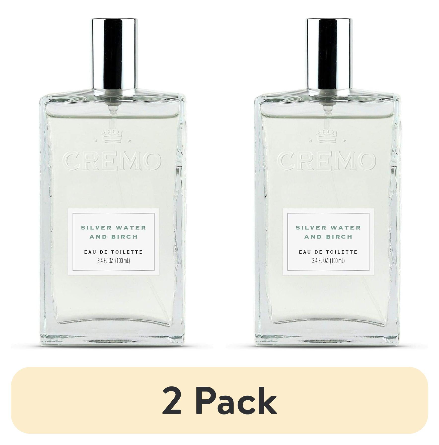 (2 pack) CREMO Sliver Water & Birch Cologne Spray for Men, 3.4 Oz Full ...