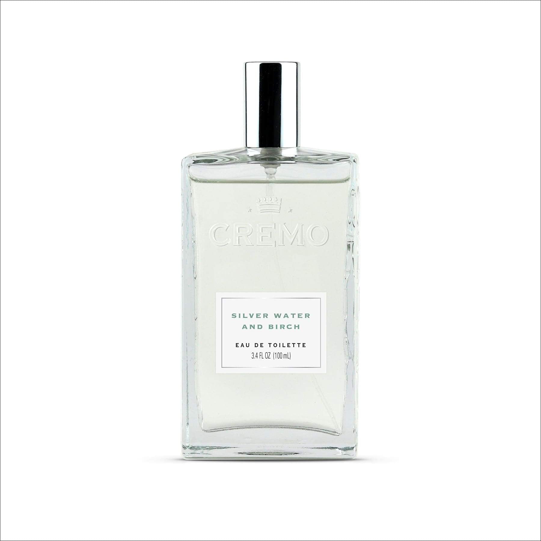 CREMO Fresh Body Fragrance, Sliver Water & Birch Cologne Spray for Men ...