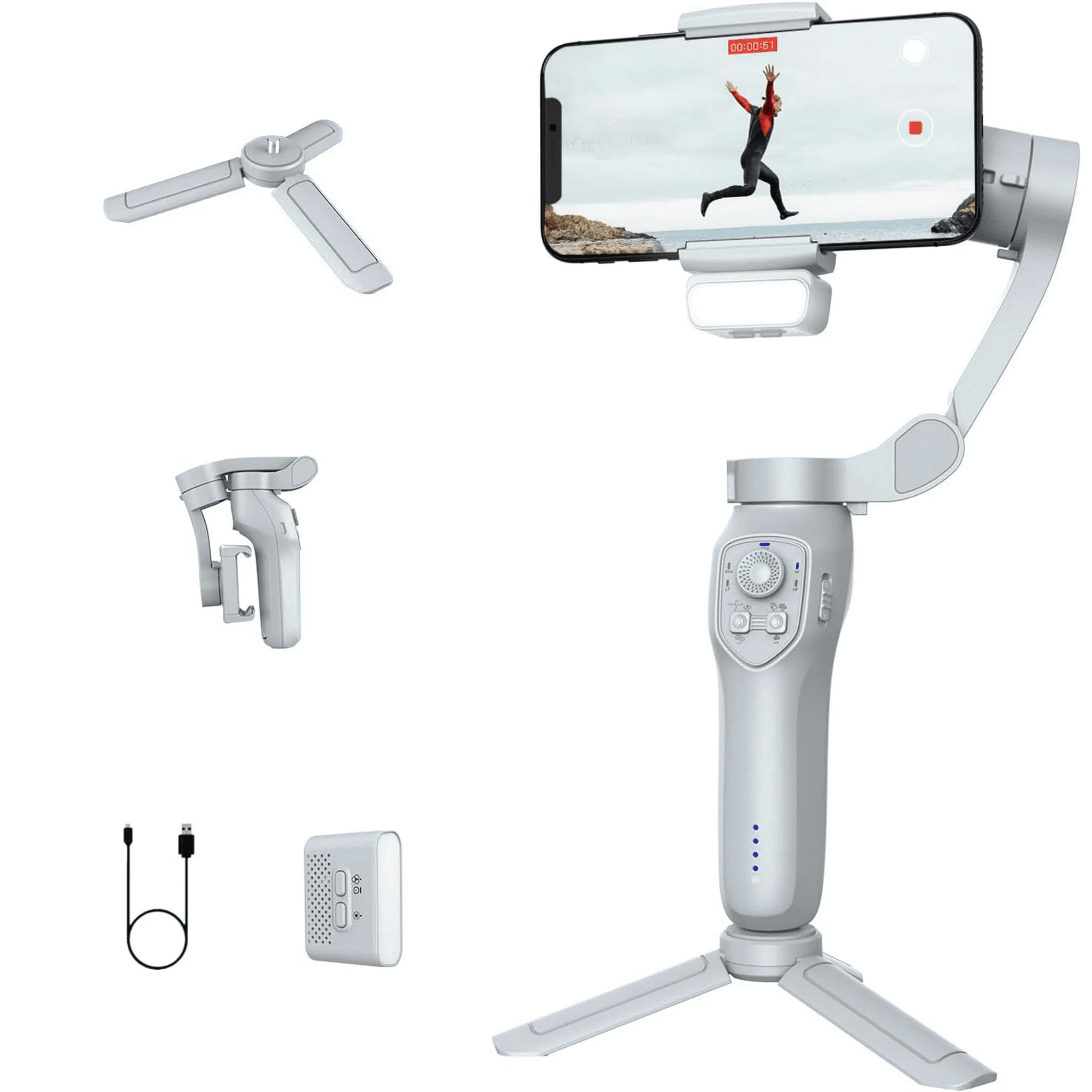 CRESCENT COZY | L7CPro Smartphone 3-Axis Gimbal Stabilizer with AI ...