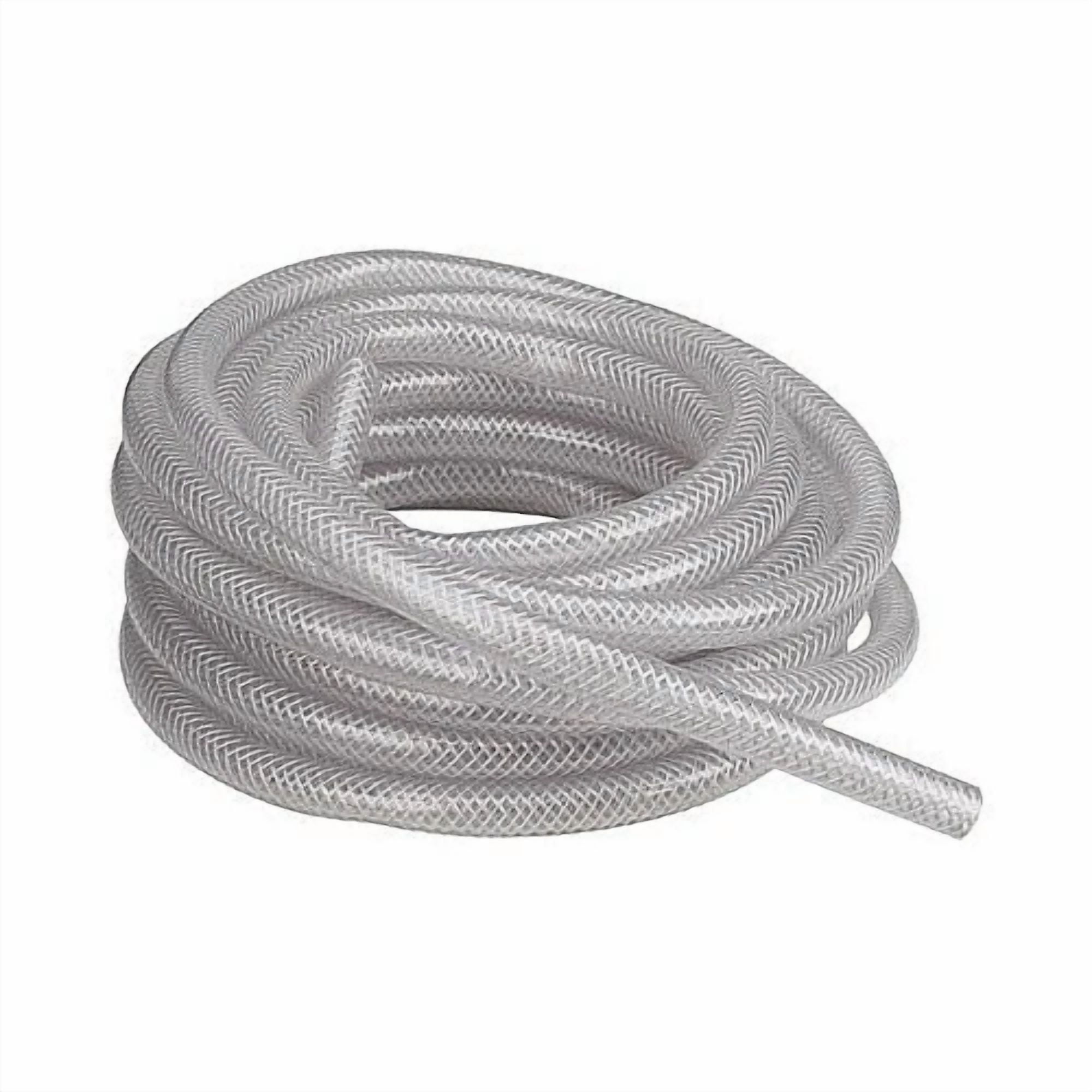 CRESTIN- 5 Feet Of 3/8" Braided Reinforced Clear Vinyl Tubing - Food ...