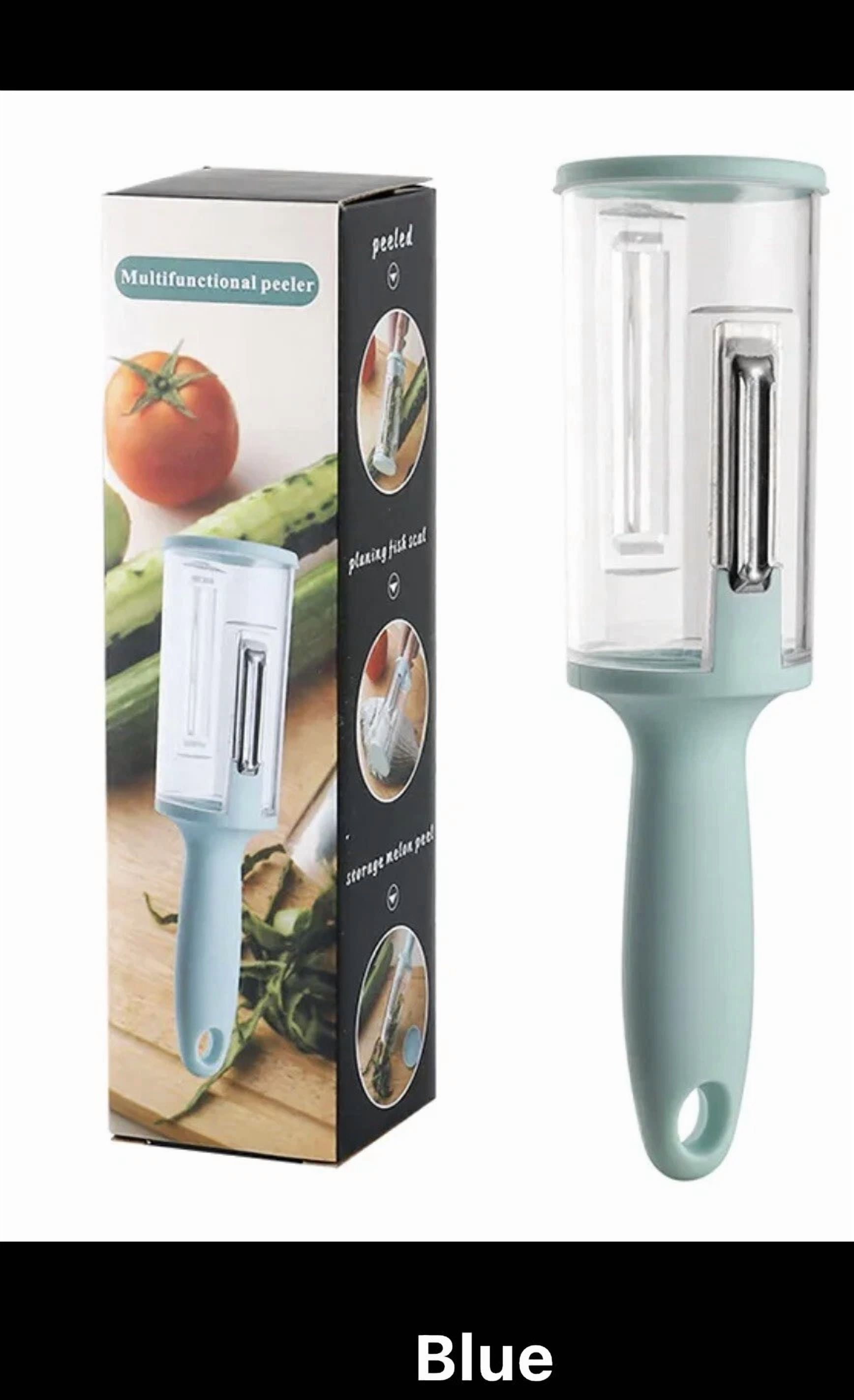 CRESTIN- Fruit And Vegetable Peeler Storage Container Multifunctional ...