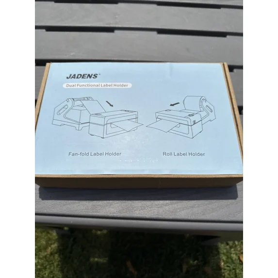 CRESTIN- Jadens Thermal Label Printer Holder For Rolls And Fan-Fold Use ...