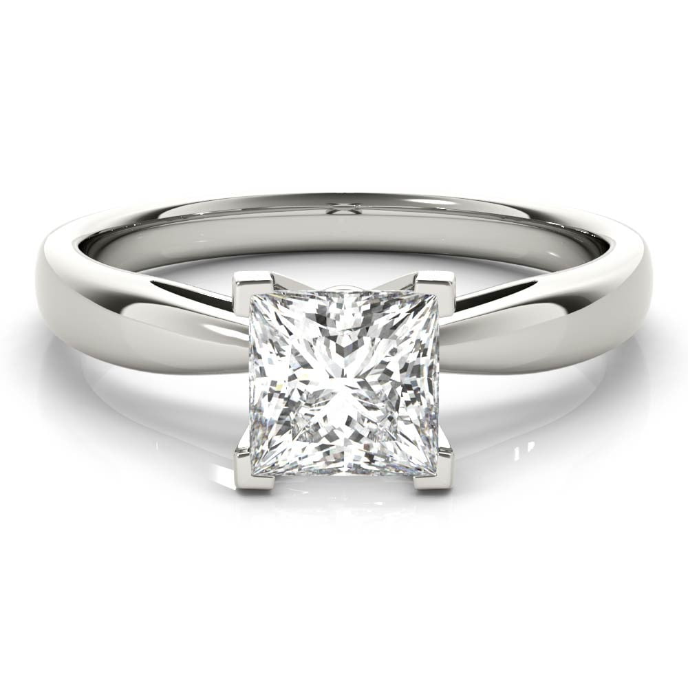 CRESTIN Jewel 1.9 Ct Princess Cut Solitaire Diamond Ring - Lab-Created ...