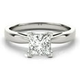 CRESTIN Jewel 1.9 Ct Princess Cut Solitaire Diamond Ring - Lab-Created ...