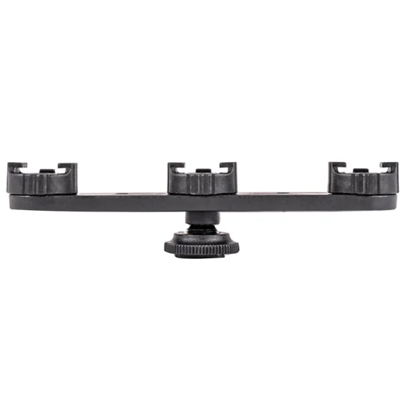CRESTIN- Triple Hot Shoe Bracket Holder For Camera Hot Shoe Camera ...