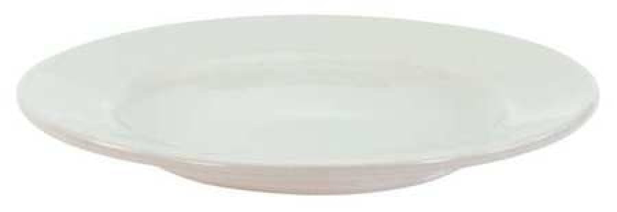 CRESTWARE AL44 Plate, 9", Ceramic Bright White PK24 - Walmart.com