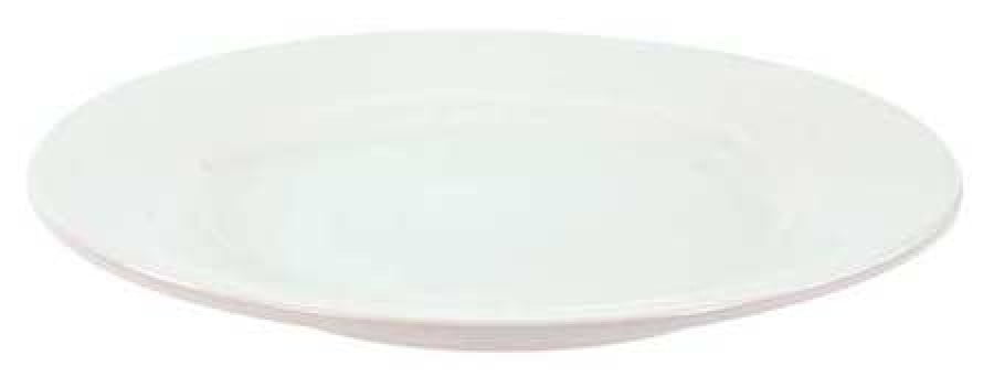 CRESTWARE ALR47 Plate, 12", Ceramic Bright White PK12 - Walmart.com