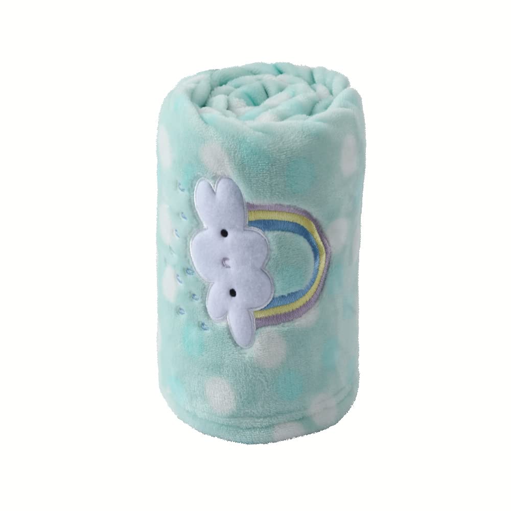 Gllquen Baby Blanket Premium Ultra Soft Minky with Double Layer Dotted ...