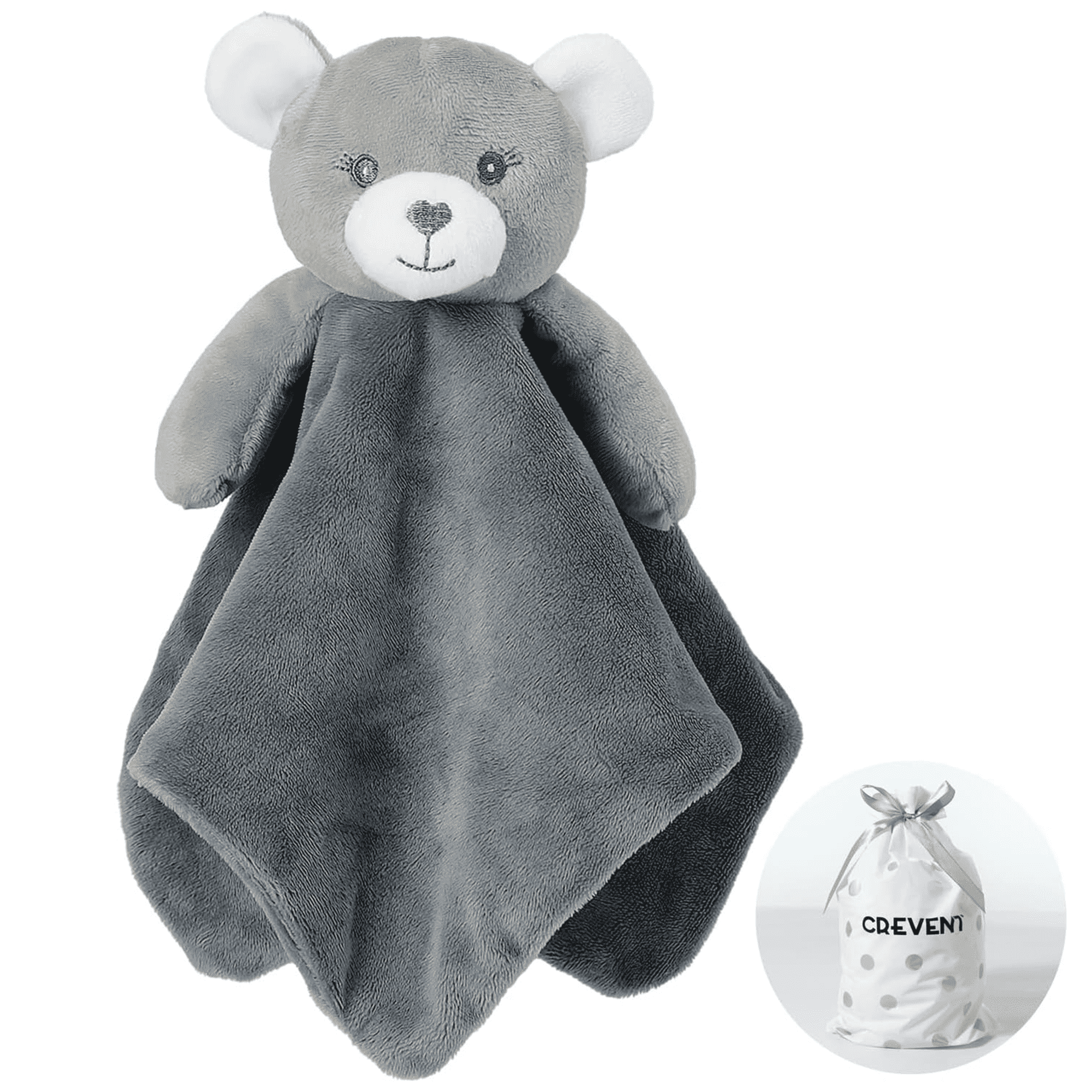 CREVENT Plush Ring Baby Security Blanket for Baby Boys and Girls, Baby ...