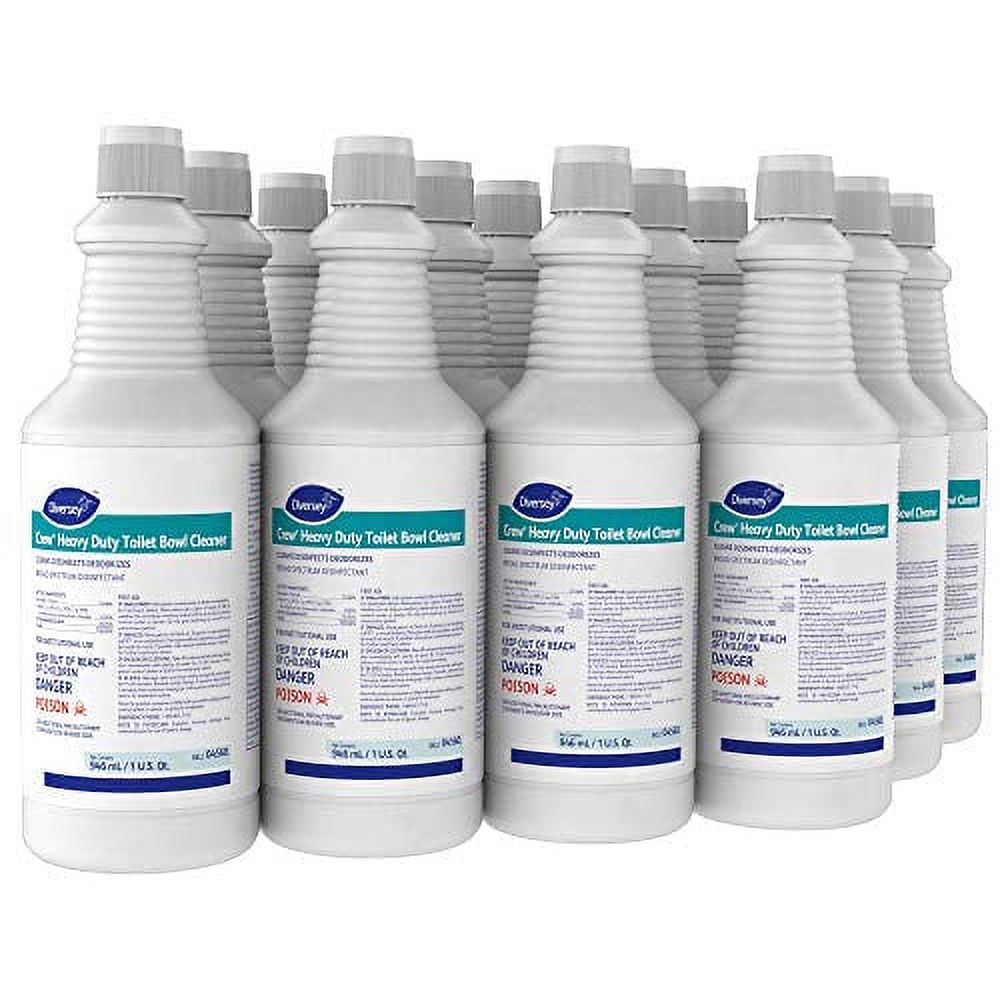 CREW 04560 Heavy Duty Toilet Bowl Cleaner & Disinfectant, 23% HCI ...