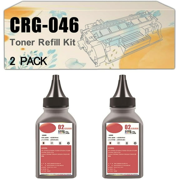 CRG-046 CRG046 Toner Refill Kit Compatible Replacement for Canon ...
