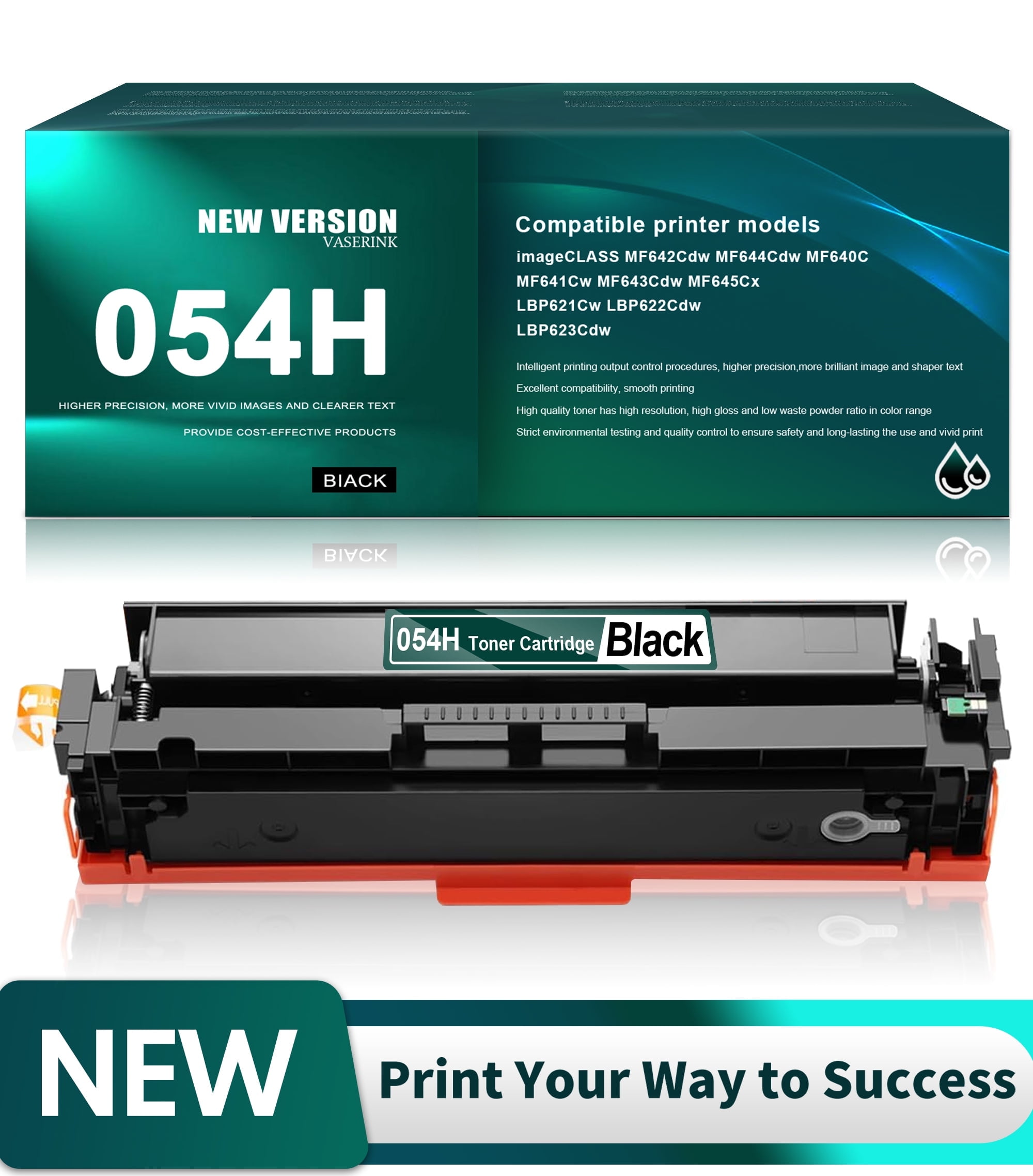 CRG 054H Toner Cartridge 1 Black Replacement for Canon MF642Cdw ...