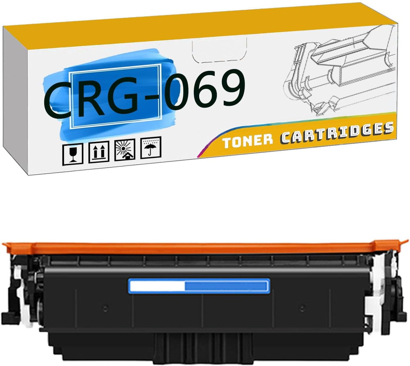 CRG-069 CRG069 Toner Cartridge, Compatible for Canon ImageClass MF753Cdw MF754Cdw MF750C ...