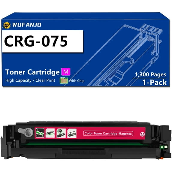 CRG-075 Toner Cartridge for CRG075 075 Compatible for Canon ImageCLASS ...