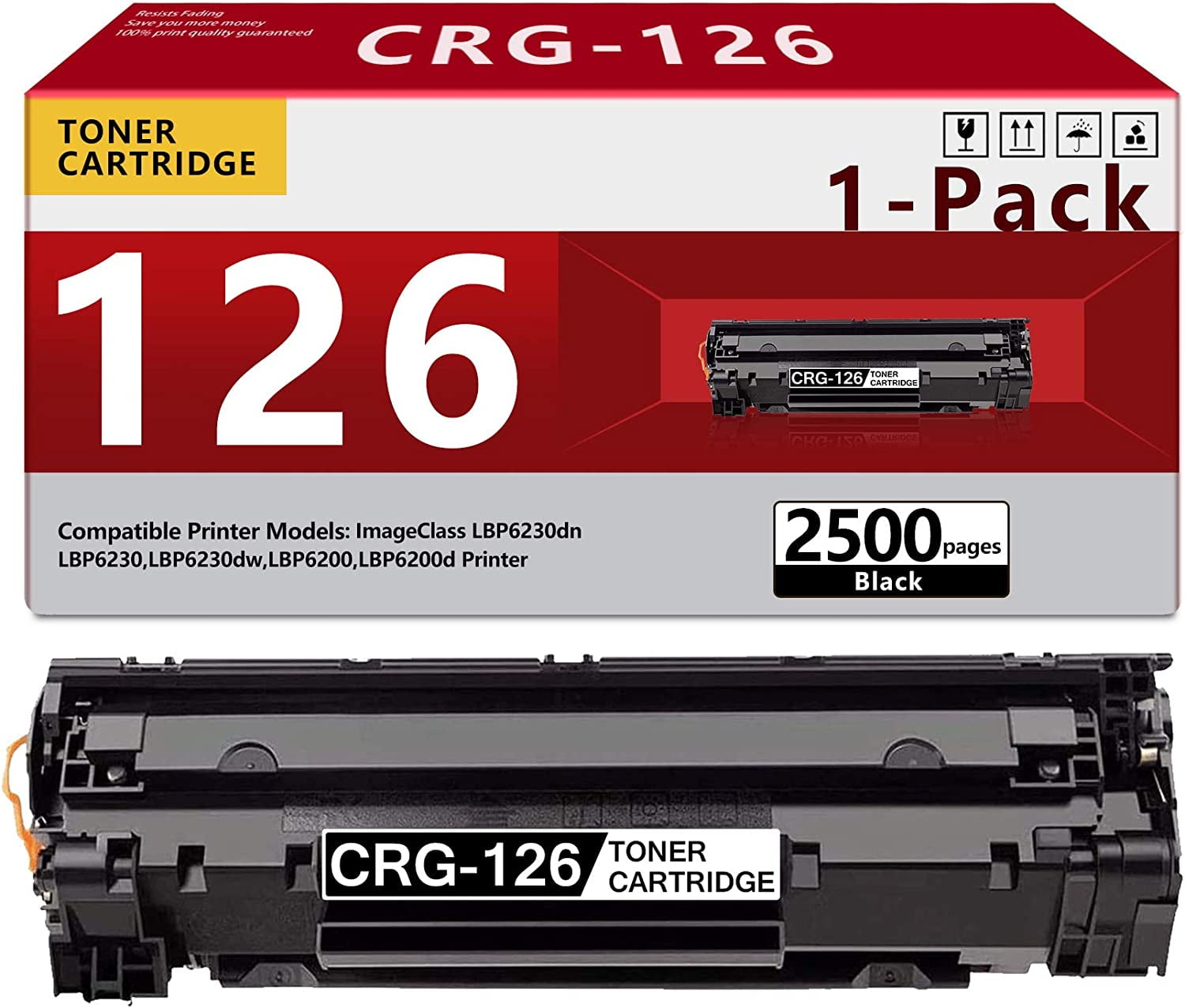 CRG 126 3483B001 Toner Cartridge Replacement for Canon ImageClass ...