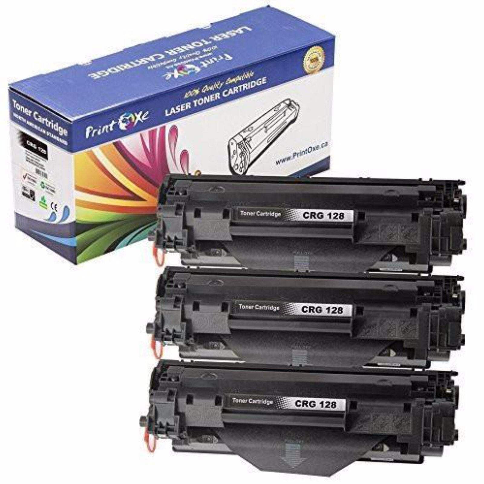 CRG 128 / 78A Compatible 3 Toners for Canon 128 (3500B001AA) / HP ...