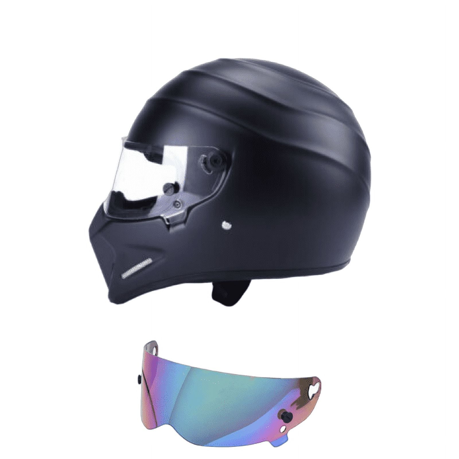 CRG Full-Face Motorcycle Street Bike Fiberglass Helmet DOT Certified ...