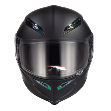 Medium Adult Shell DOT Approved Full Face Motorcycle Helmet with Dual ...