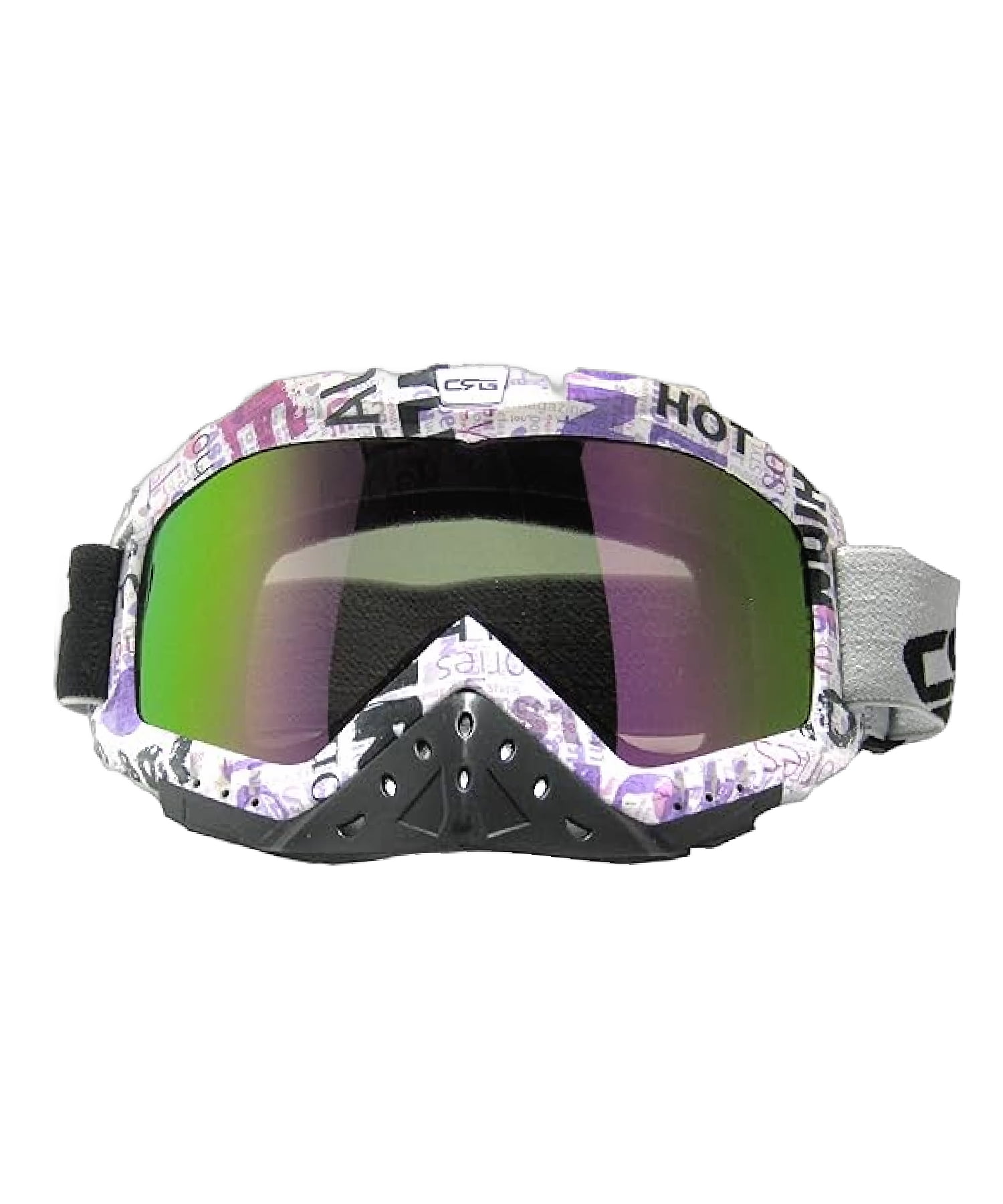 CRG Sports Riding MX Glasses, Motorcycle Goggle, Motocross ATV Dirt ...
