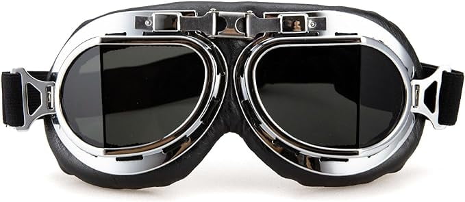 CRG Sports Vintage Bike Aviator Pilot Motorcycle Cruiser Scooter ...