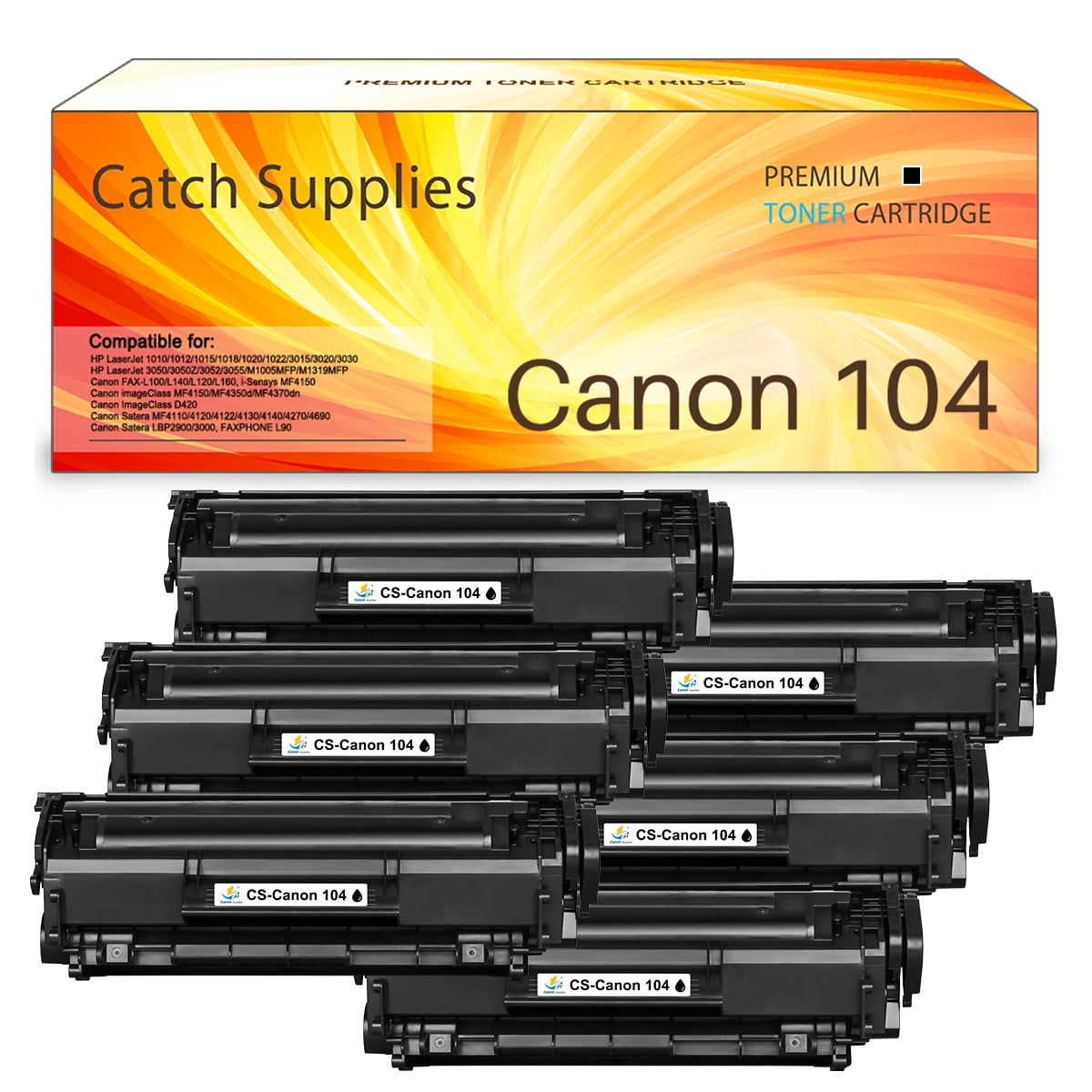 CRG104 Compatible Black Toner Cartridge Replacement for Canon 104 C104 ...