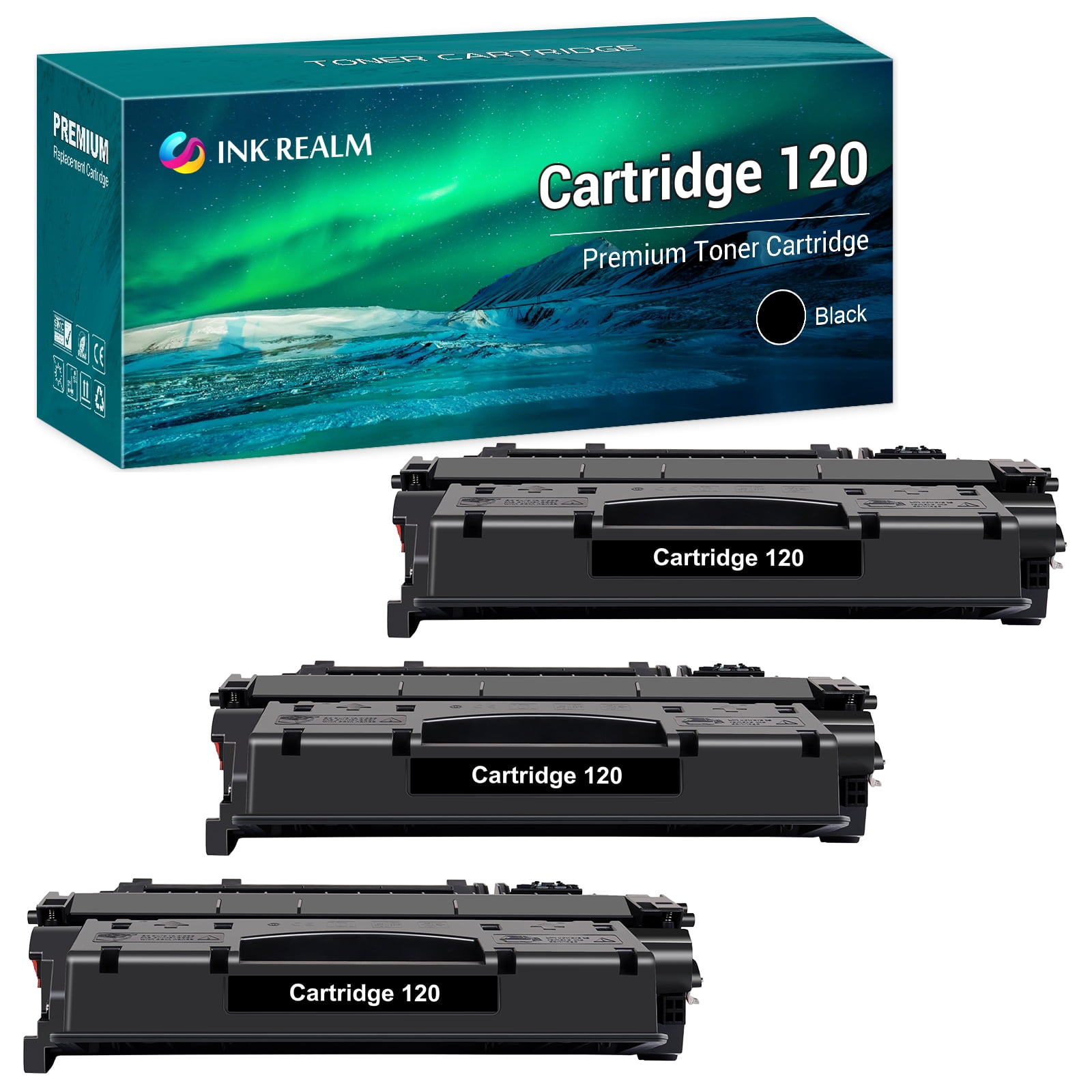 CRG120 Black Toner Cartridge Compatible for Canon 120 ImageClass D1120 ...