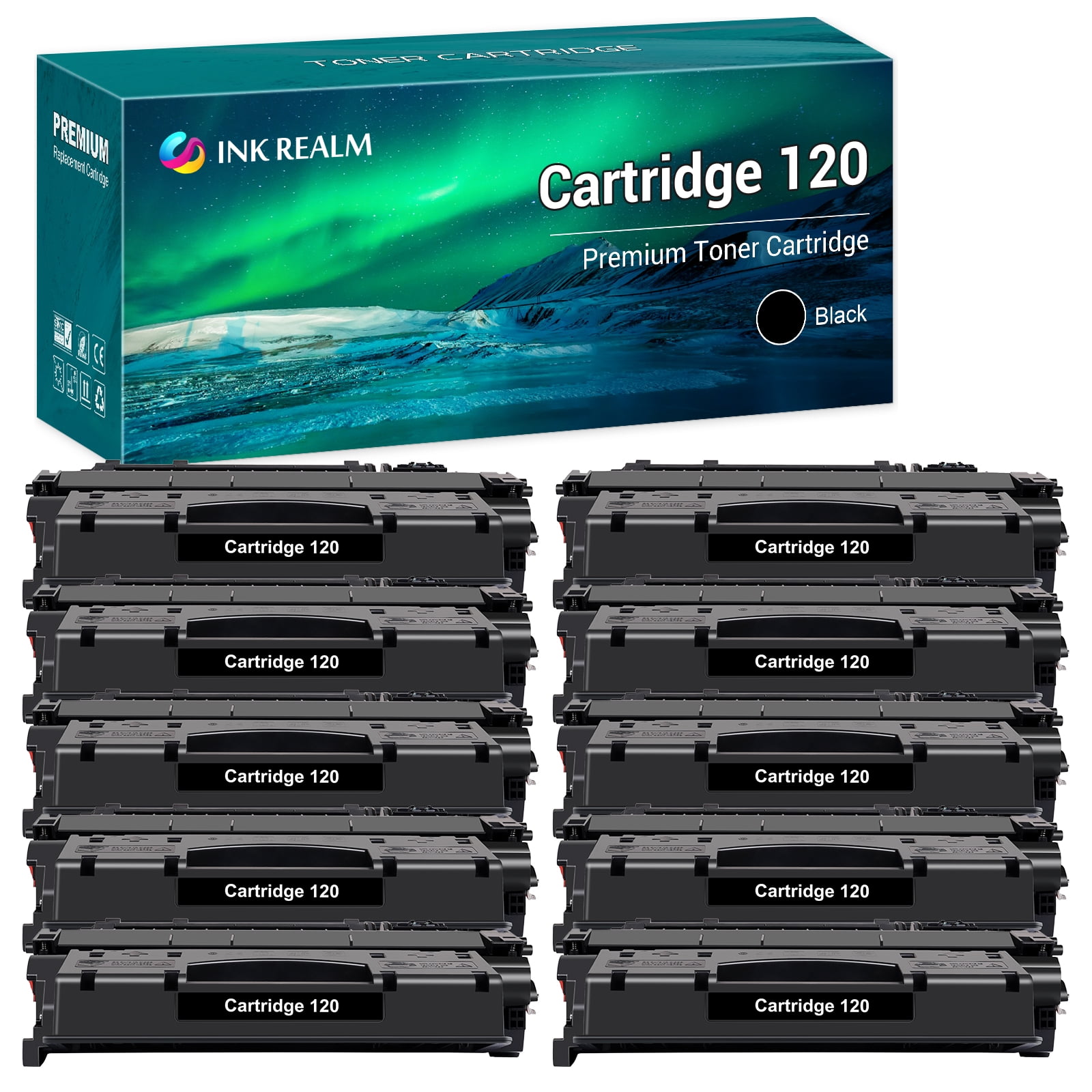 CRG120 Toner Cartridge Compatible for Canon 120 ImageClass D1120 D1150 ...