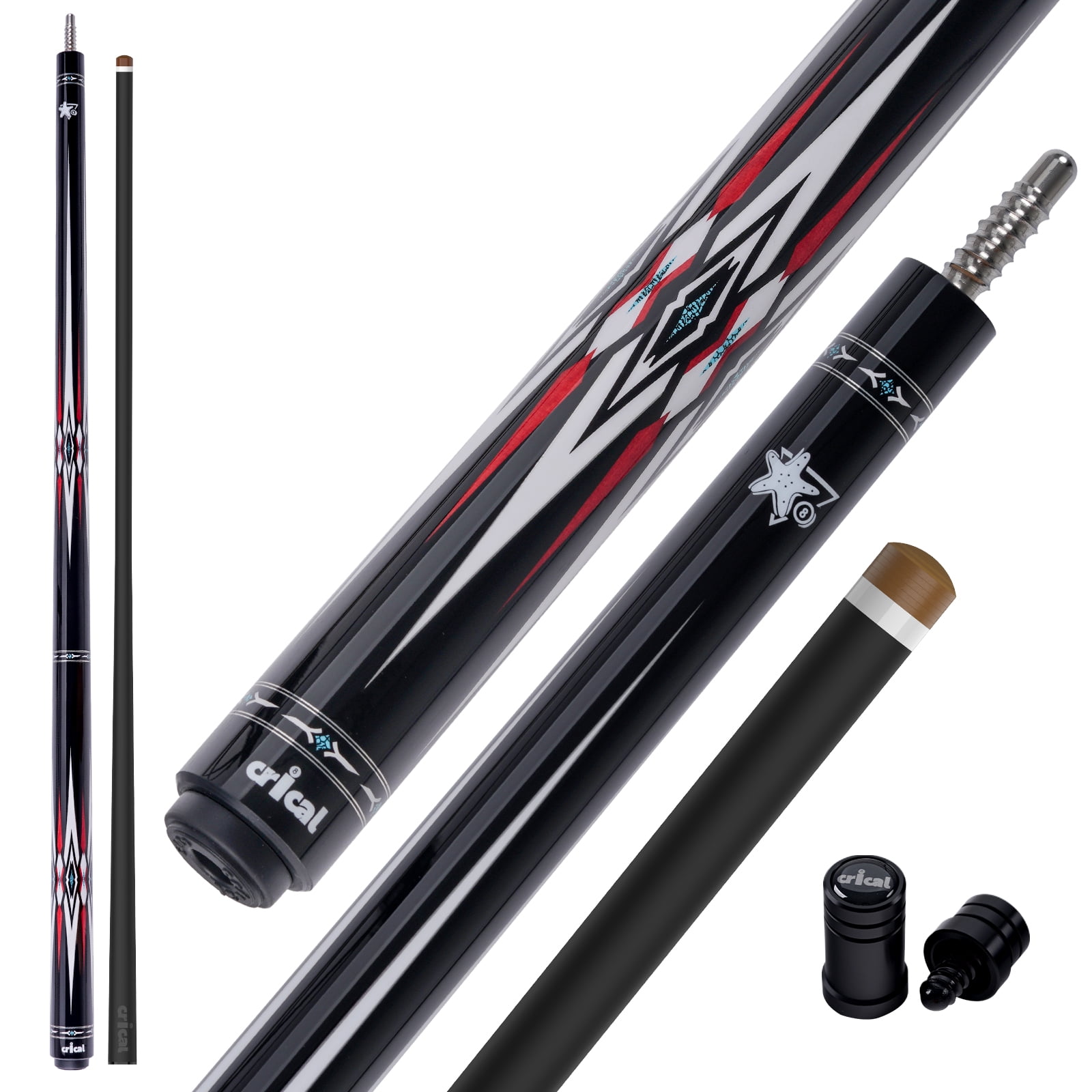 CRICAL Carbon Fiber Pool Cue Stick CXD Series Professional Pool Sticks ...