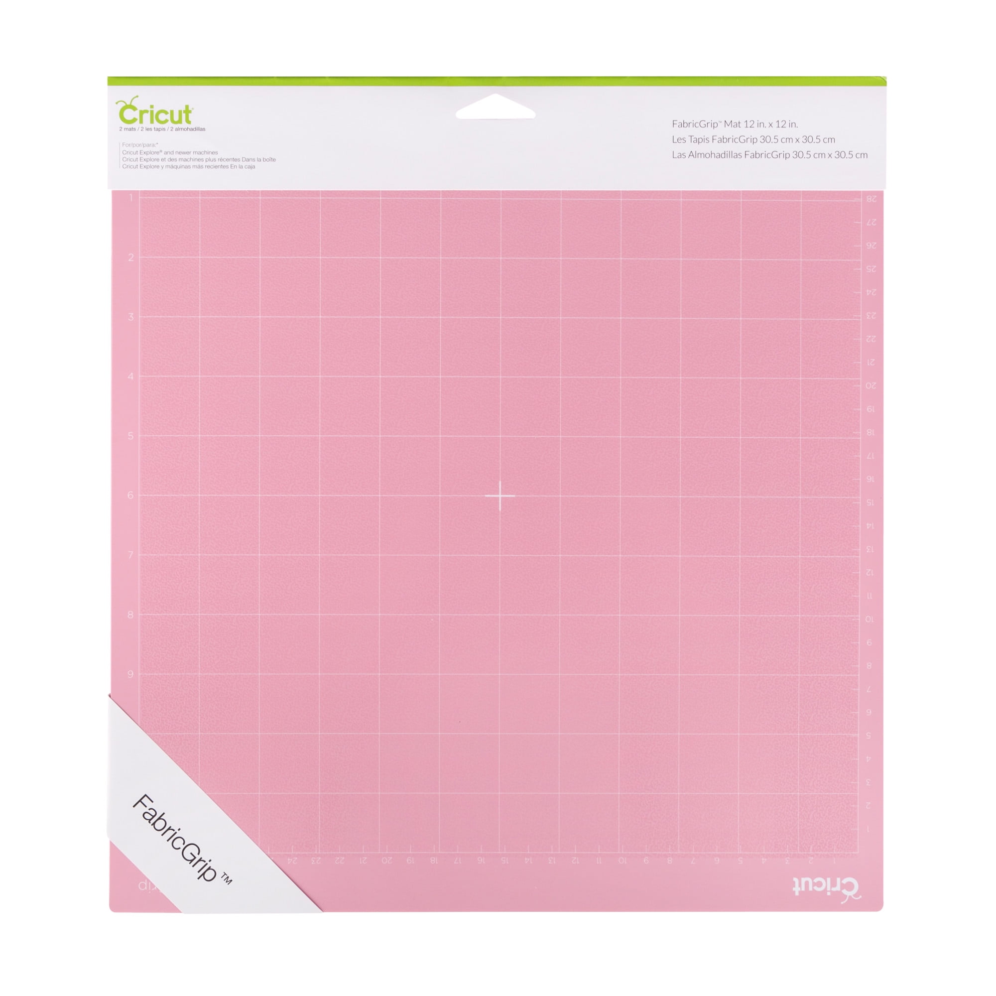 Cricut® FabricGrip Adhesive Cutting Machine Mat, 12 in x 12 in (2 Count ...