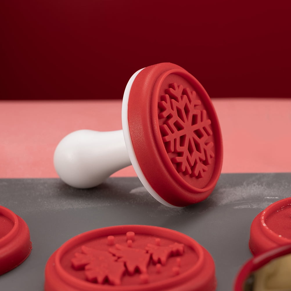 CRILSTYLEO 1 Set DIY Cookie Press Silicone Baking Cutters for Givers ...