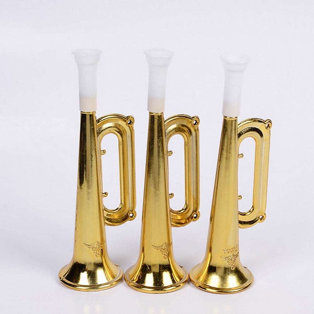 CRILSTYLEO 10Pcs White Trumpets for Children Cheerful Party Favor Toys ...