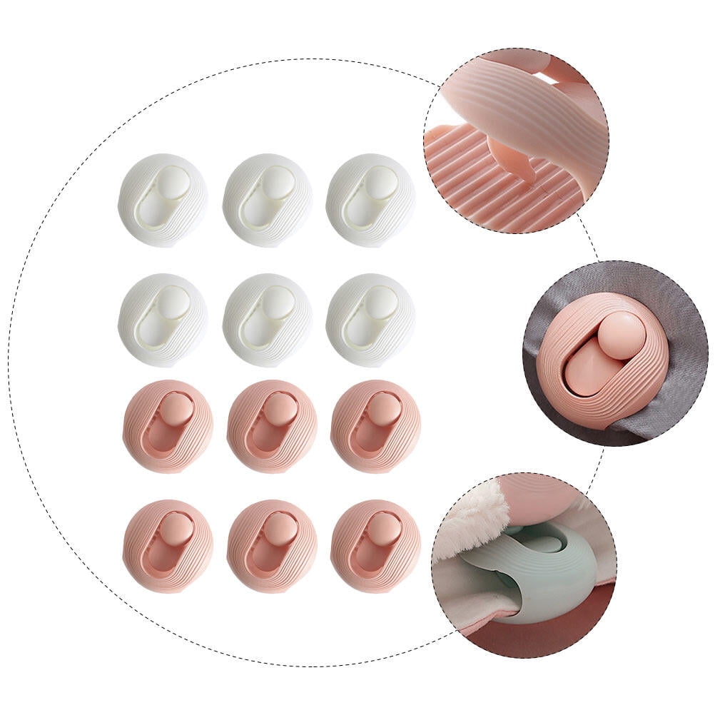 CRILSTYLEO 12Pcs Bed Clips for Quilts Plastic Simple Structure for ...
