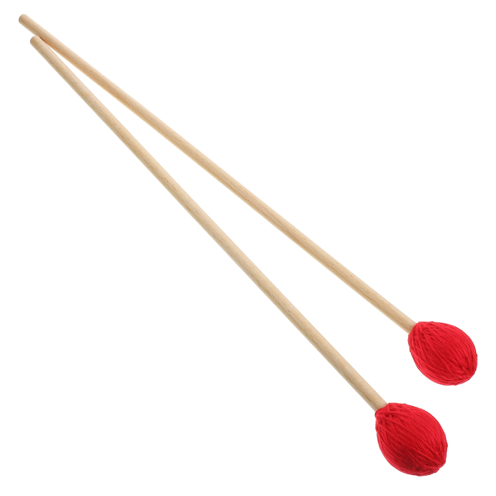 CRILSTYLEO 16Pcs Percussion Stick Wood Wool Red Color For Marimba ...