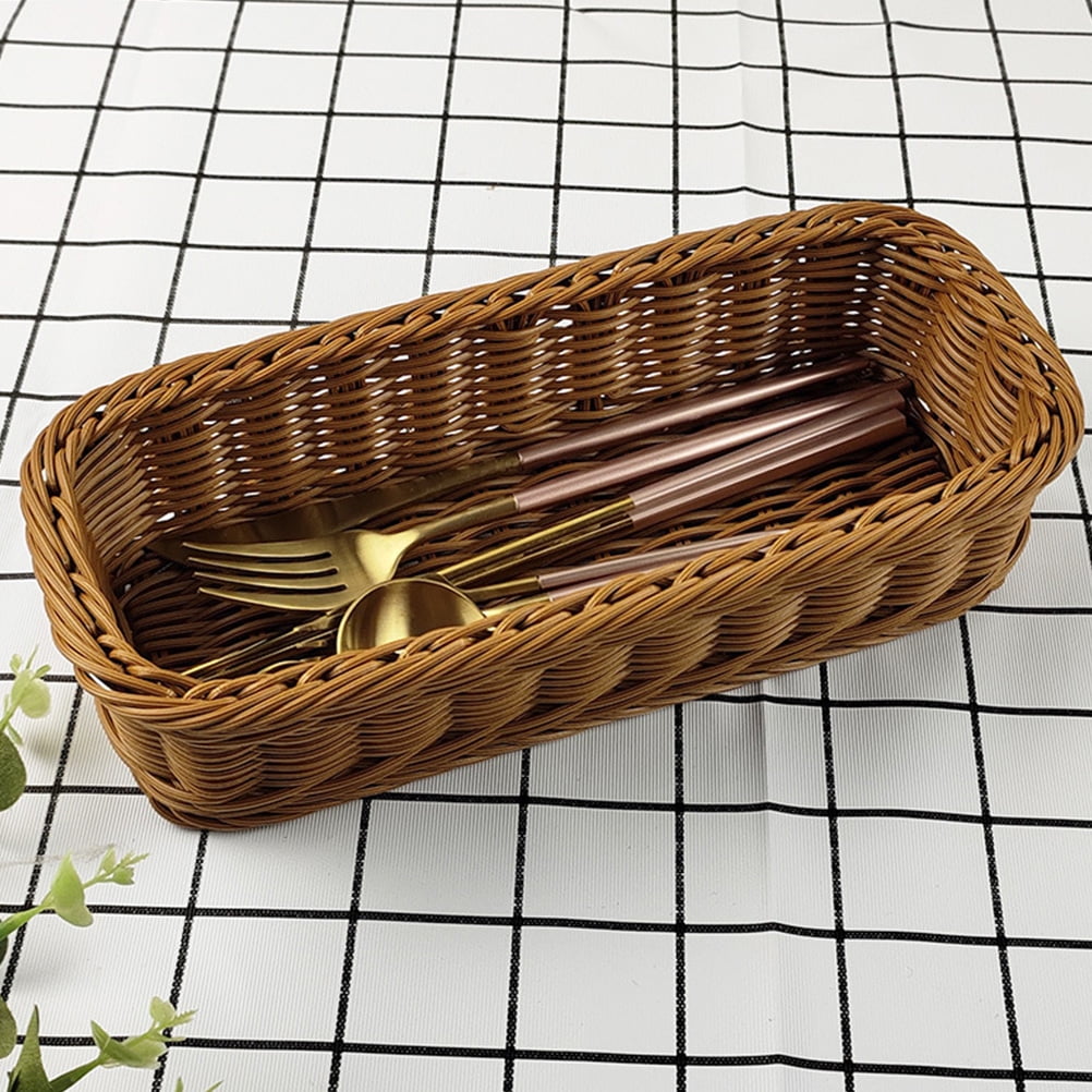 CRILSTYLEO 1Pack Brown Woven Chopstick Holder for Household Users ...
