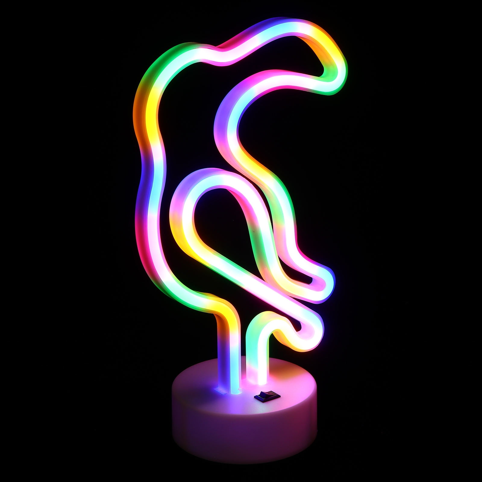 CRILSTYLEO 1Pack Cute Bedside Lamp Toucan Shape LED Lamp White Home ...